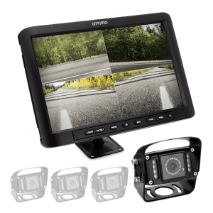 10” QUAD Blind Spot Camera System | Optimo Electronics