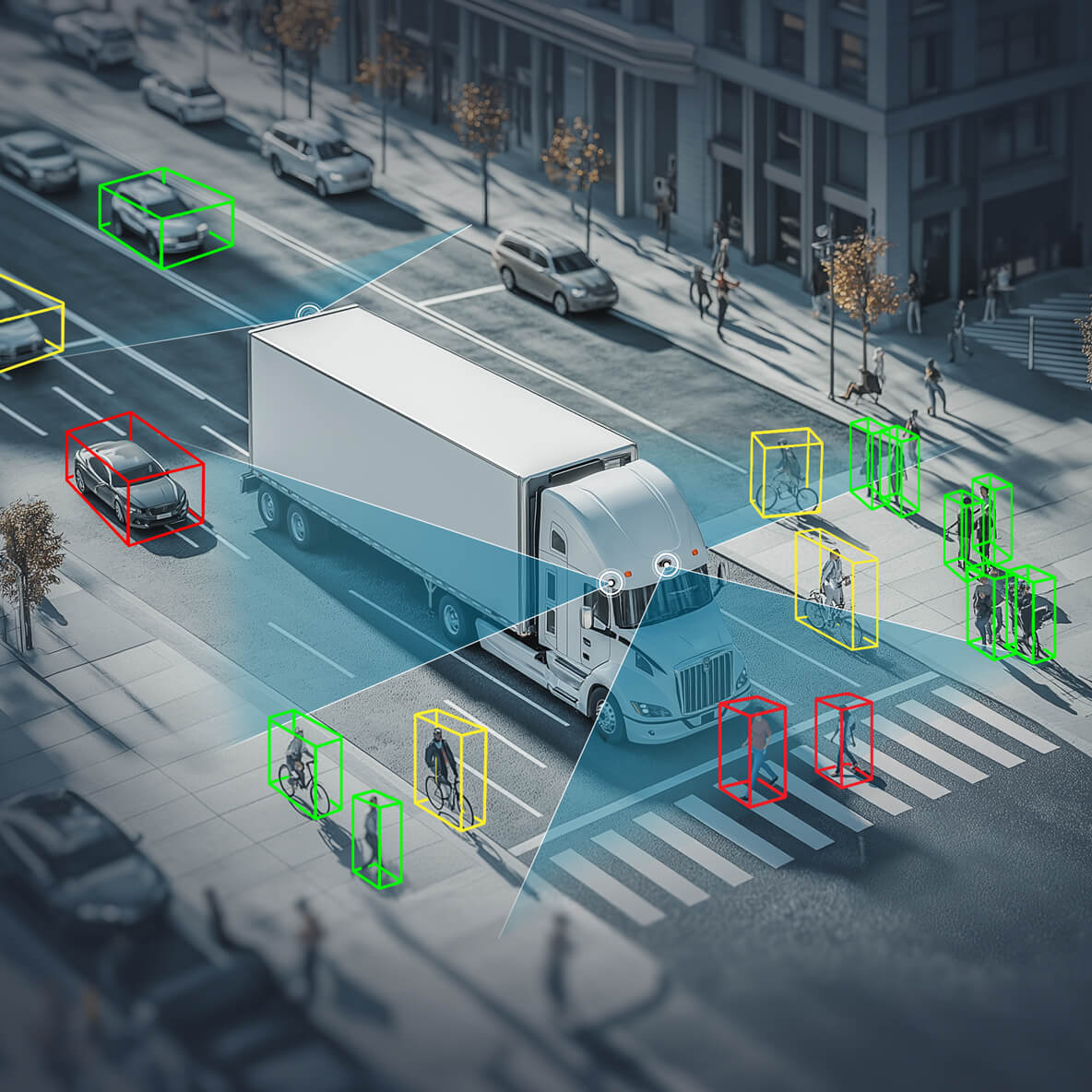 AI Pedestrian Detection Camera System | Optimo Electronics